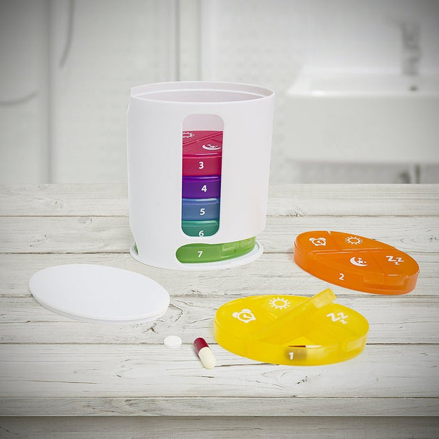 One Week Pill Box - Multicolor - by Balvi – Quirksy