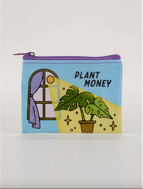 Plant Money Coin Purse – Eco-Friendly Quirky Wallet (BlueQ) – Quirksy