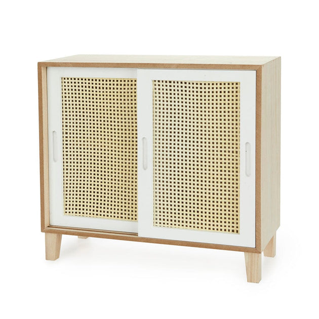 White Wood Organizer Cabinet – Jewellery Storage (Balvi) – Quirksy