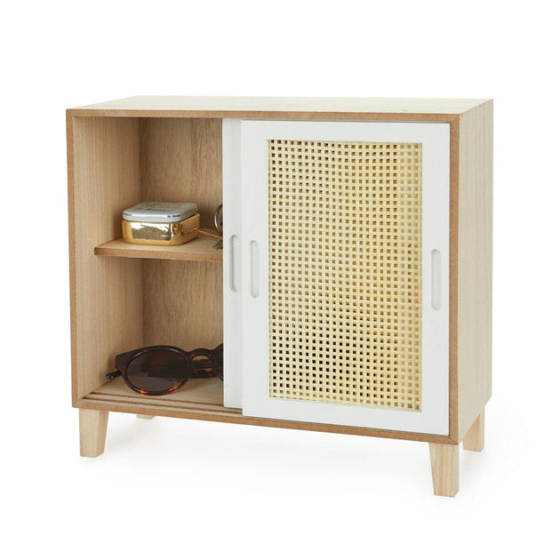 White Wood Organizer Cabinet – Jewellery Storage (Balvi) – Quirksy