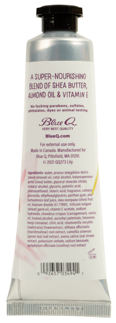 Lily with a Splash of Rose Water Hand Cream (BlueQ) – Quirksy