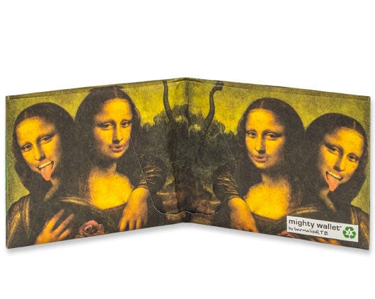 Mona Lisa Twins Mighty Wallet – Tyvek Wallet (Dynomighty) – Quirksy
